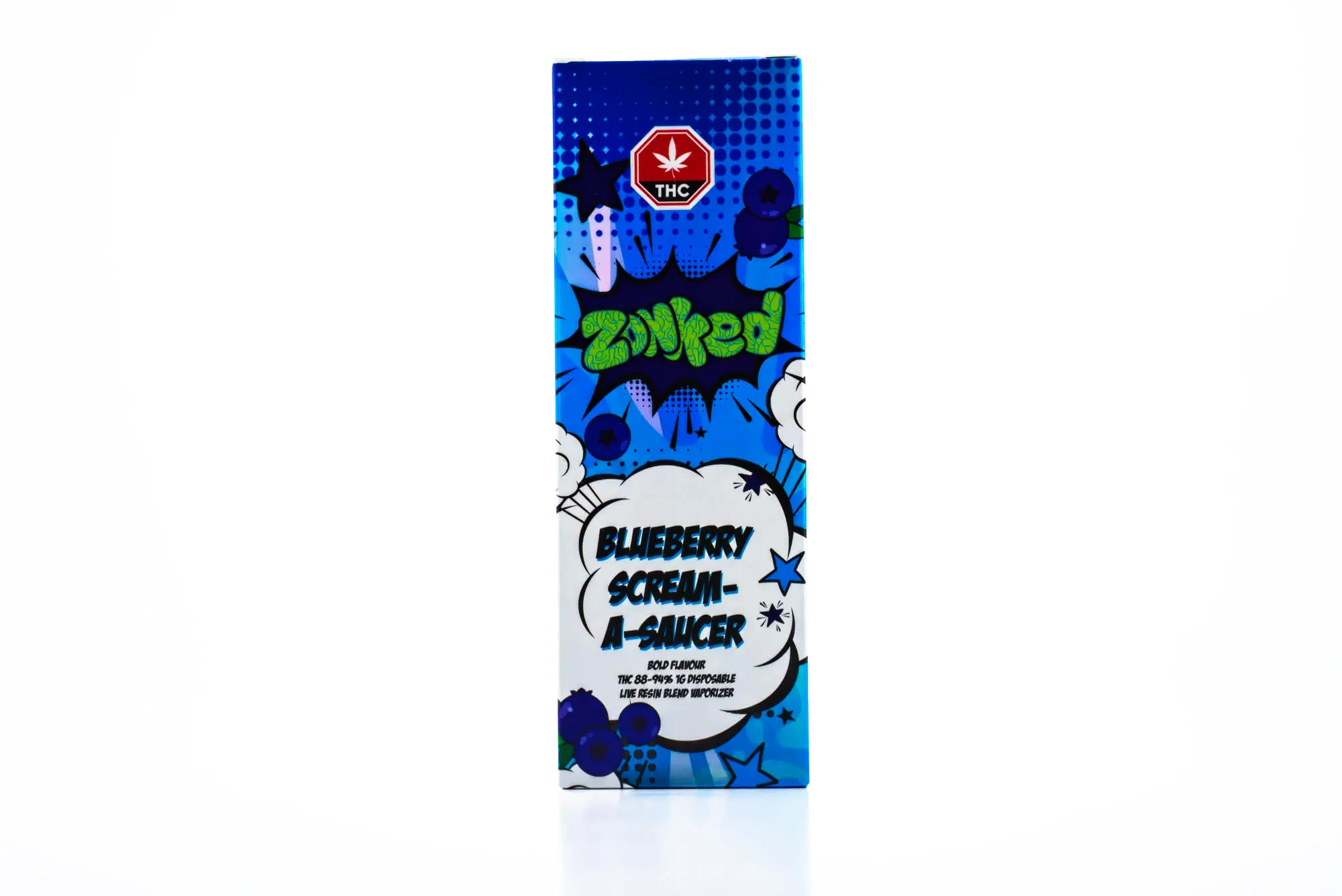 Zonked – Disposable Vape Pen Blueberry Scream-a-saucer (1g) - BC Exotics