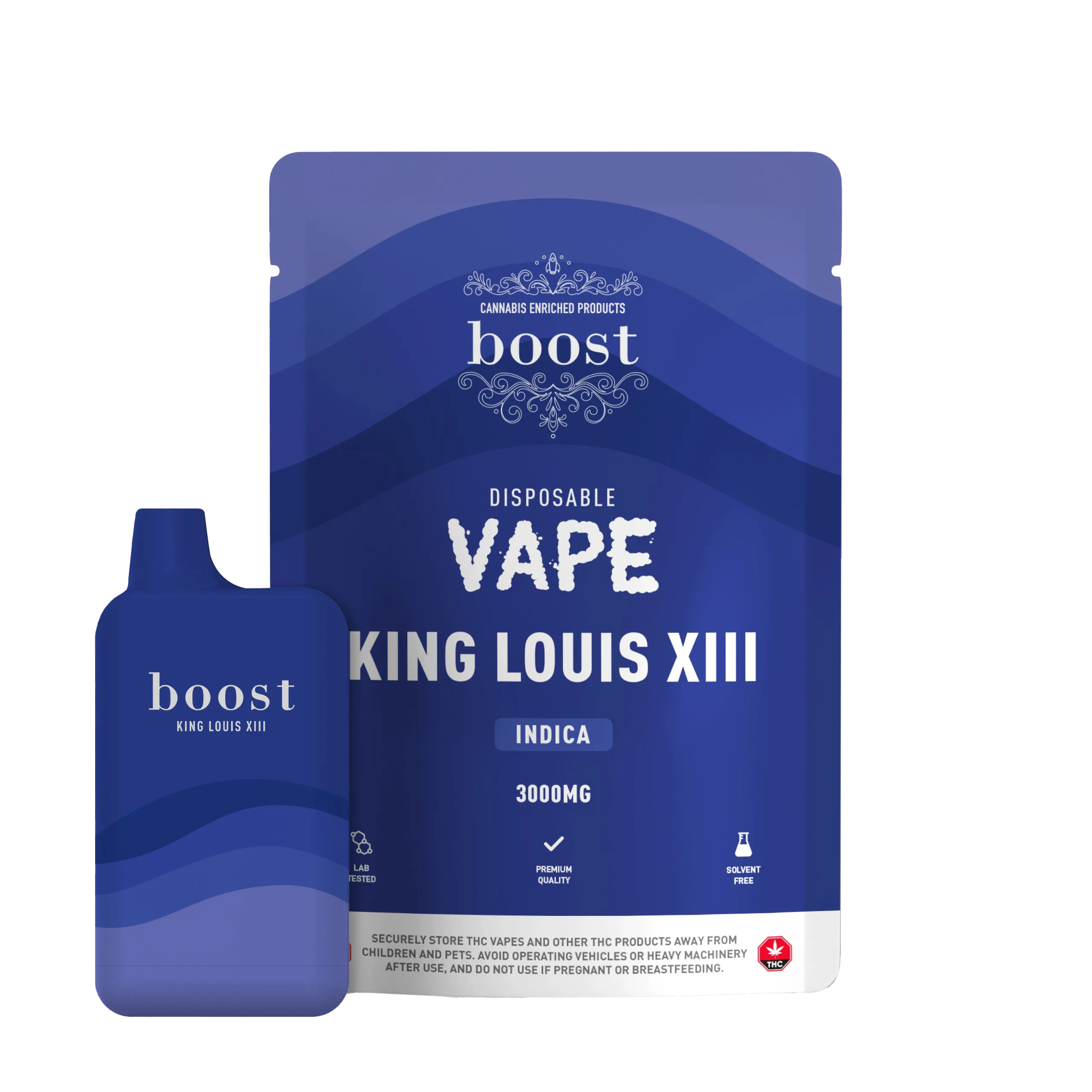 Boost Disposable THC Vape Pen – King Louis XIII 3g - BC Exotics