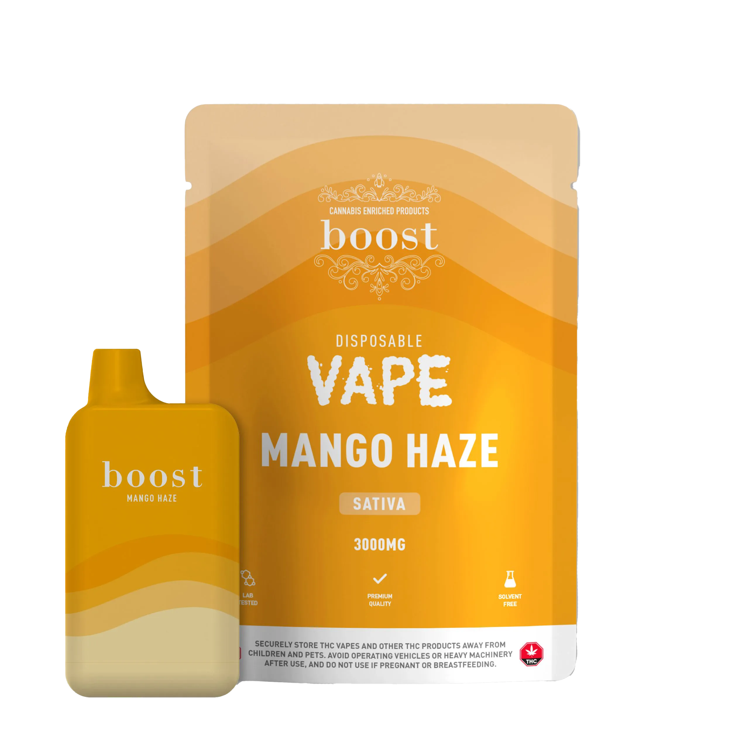 Boost Disposable THC Vape Pen – Mango Haze 3g - BC Exotics Boost Disposable THC Vape Pen – Mango Haze 3g - BC Exotics